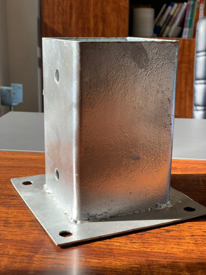 Galvanized Bolt Down Square Post Holder - Buy Square Post Holder, Bolt ...