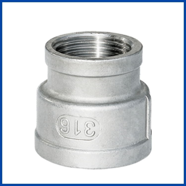 150lbs Stainless Steel Fittings Socket Banded F/F/F 11/2" in Type of ...